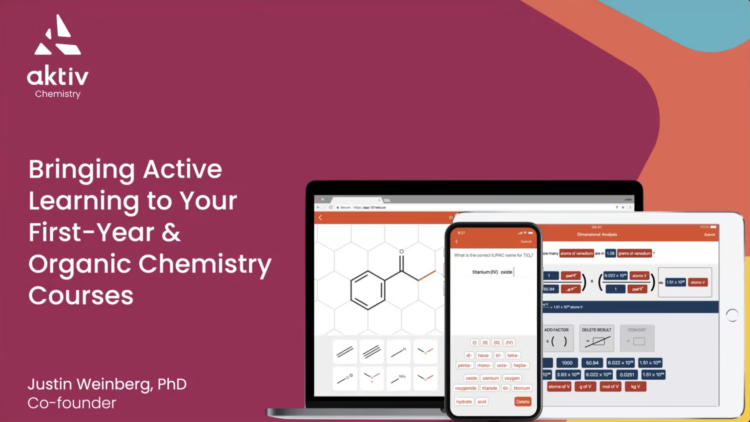 Bringing Active Learning to Your Chemistry Courses (Faculty) – Aktiv Learning – Watch the recording